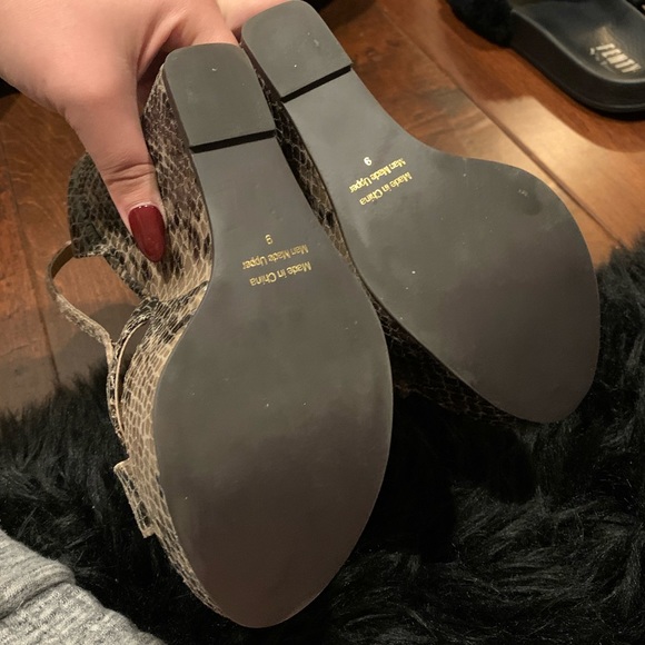 Cathy Jean | Shoes | Snake Cathy Jean Wedges | Poshmark